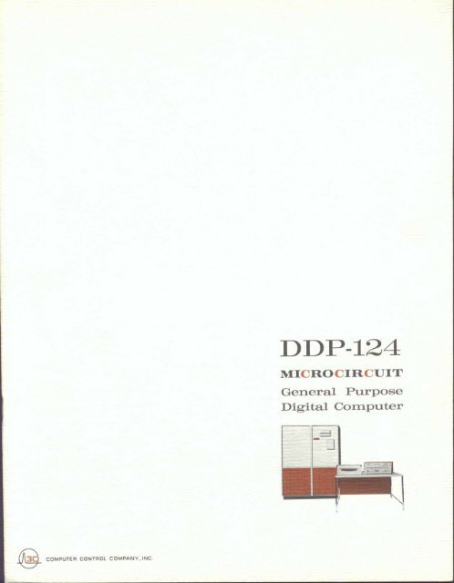 DDP-124 Microcircuit General Purpose Digital Computer (1965