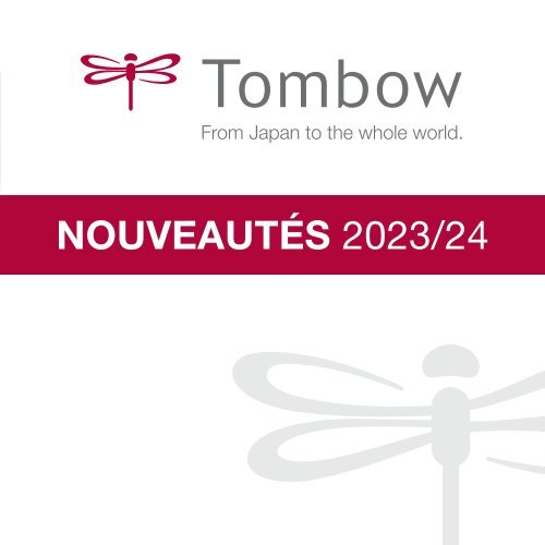 Catalogue créatif Tombow FR nouveautés 2023/2024