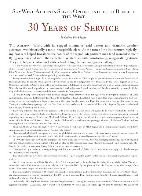 30 Years of Service