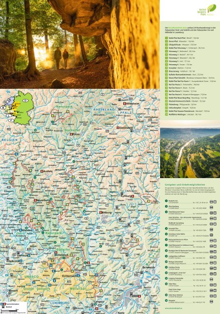 Die Wanderwege des NaturWanderpark delux
