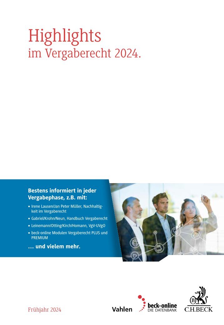 Neuerscheinungen C.H.BECK und beck-online