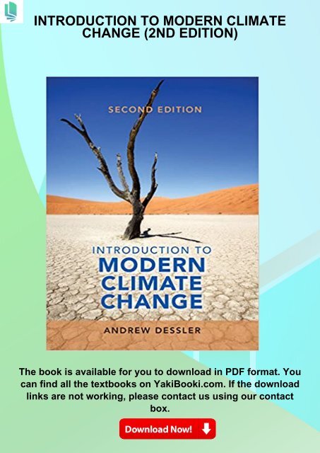 Introduction to Modern Climate Change (2nd Edition)