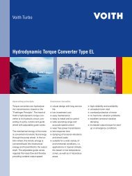 Variable-Speed Turbo Couplings Type SVL - Voith Turbo