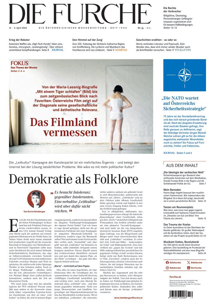 DIE FURCHE 22.08.2024