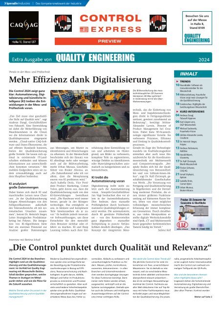 Quality Engineering Control Express 2024 Preview