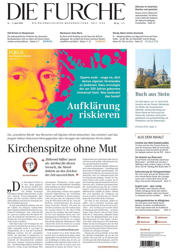 DIE FURCHE 31.10.2024