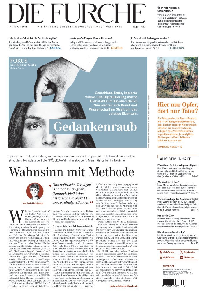 DIE FURCHE 31.10.2024