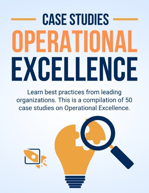50 Case Studies on Operational Excellence