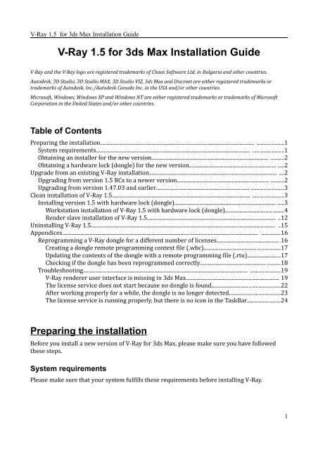 Vray For 3ds Max System Requirements Discount Wholesale | www.pinnaxis.com