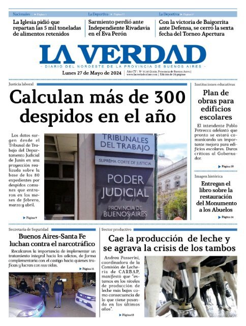 Lunes 27 de mayo de 2024