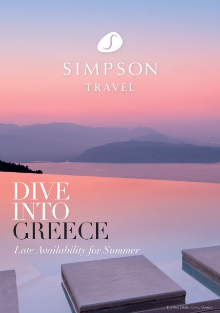 Dive into Greece Late availability for Summer Dive into Greece Late availability for Summer