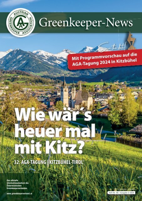 AGA Greenkeeper-News - Ausgabe Nr. 90