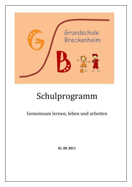 Schulprogramm Grundschule