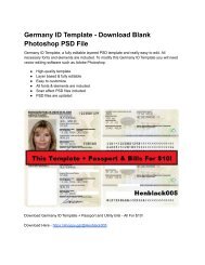 Georgia ID Template - Download Black Photoshop PSD File