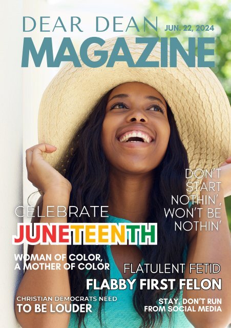 Dear Dean Magazine: June 22, 2024