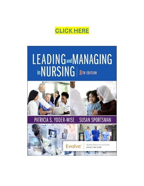 Leading and Managing in Nursing 8th Edition PDF Leading and Managing in Nursing 8th Edition PDF