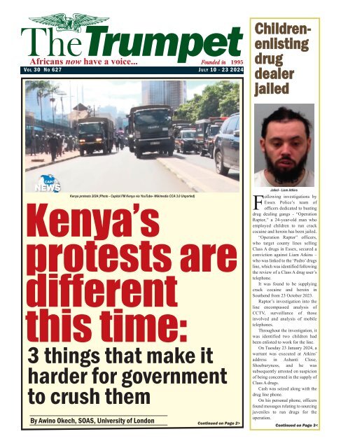 The Trumpet Newspaper Issue 627 (July 10 - 23 2024)