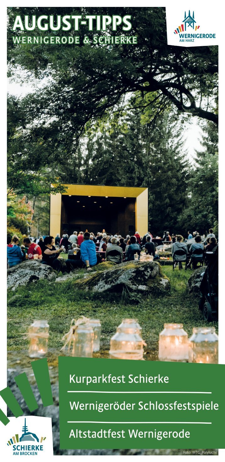Veranstaltungskalender Wernigerode & Schierke