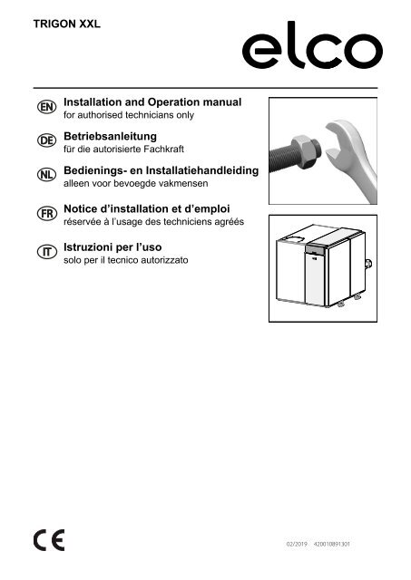 TRIGON XXL - Installation & Operation GB