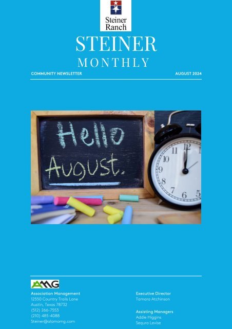 August Monthly Newsletter-PDF