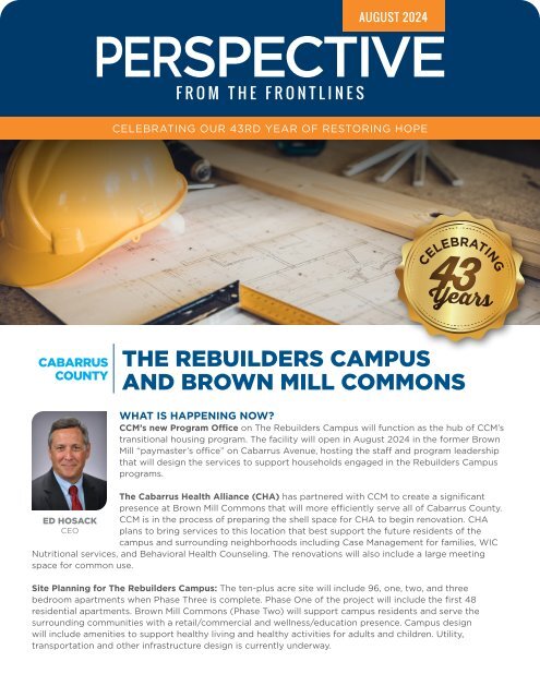 CCM August 2024 Perspective Newsletter