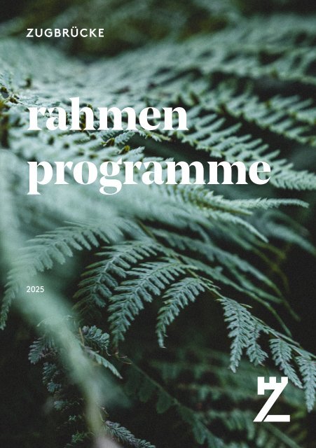 Rahmenprogramme 2025