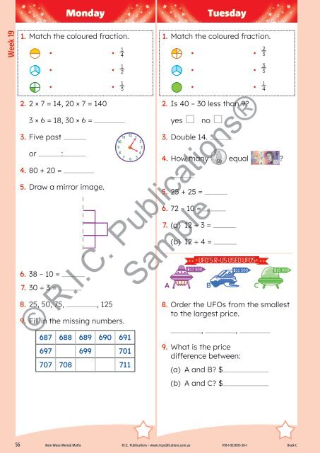 New Wave Mental Maths Book C (Revised 2024 Edition)