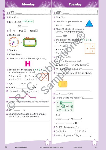 New Wave Mental Maths Book D (Revised 2024 Edition)