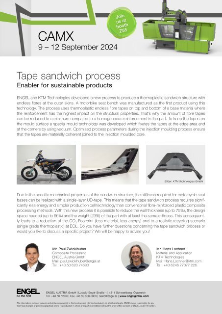 Tape sandwich process