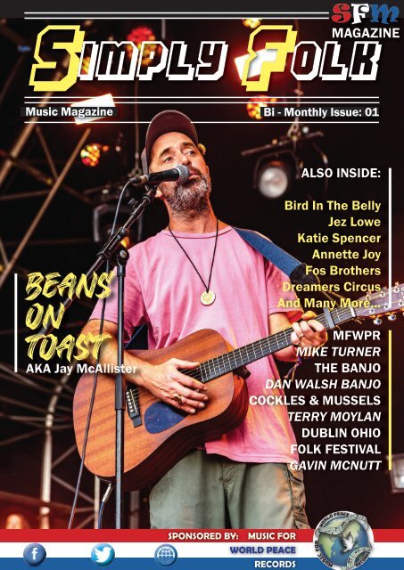Simply Folk Music Magazine Issue No:1