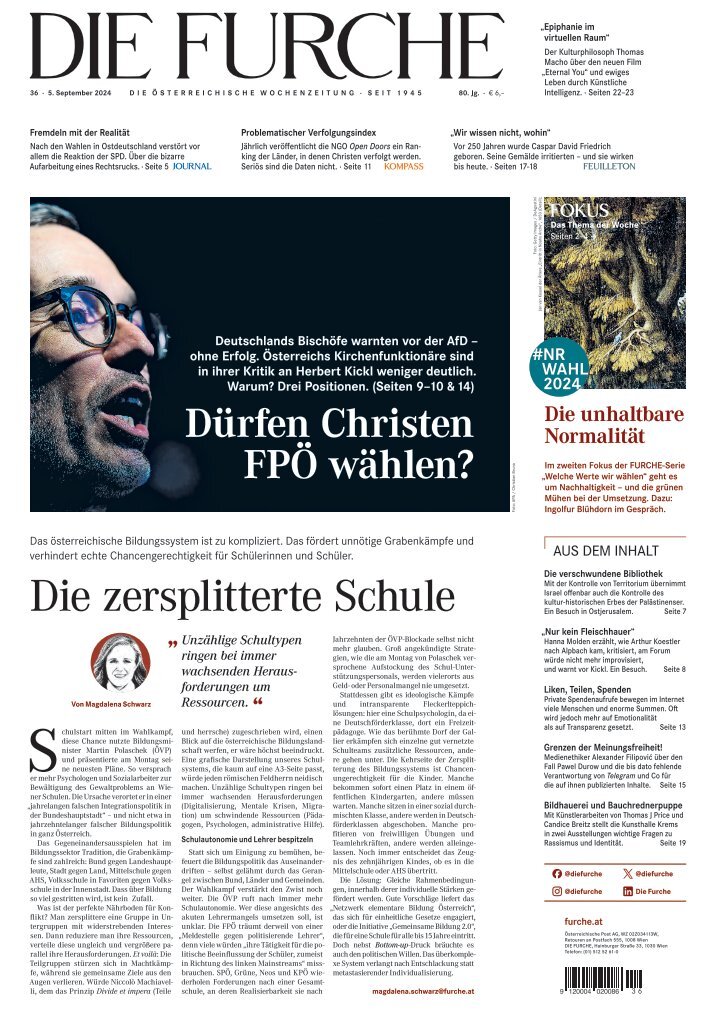 DIE FURCHE 31.10.2024