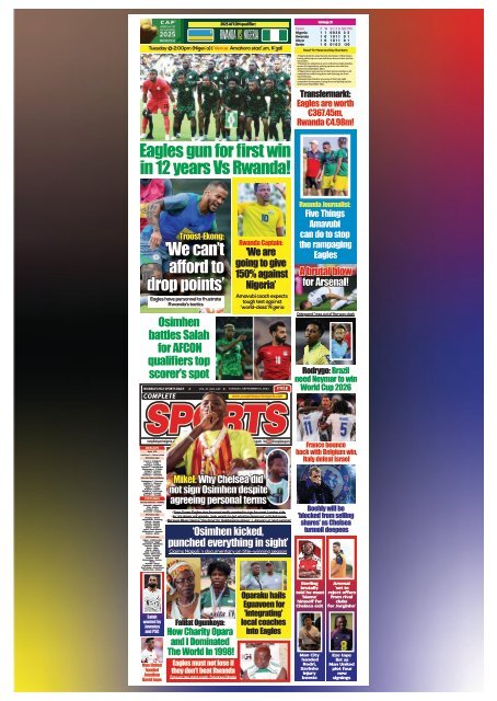 COMPLETE SPORTS - TUESDAY, SEPT 10, 2024