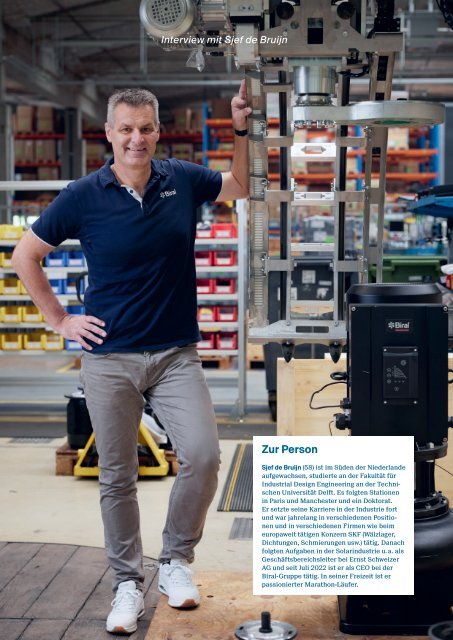 Interview mit Sjef de Bruijn, CEO Biral Gruppe