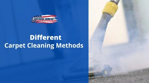 Different Carpet Cleaning Methods