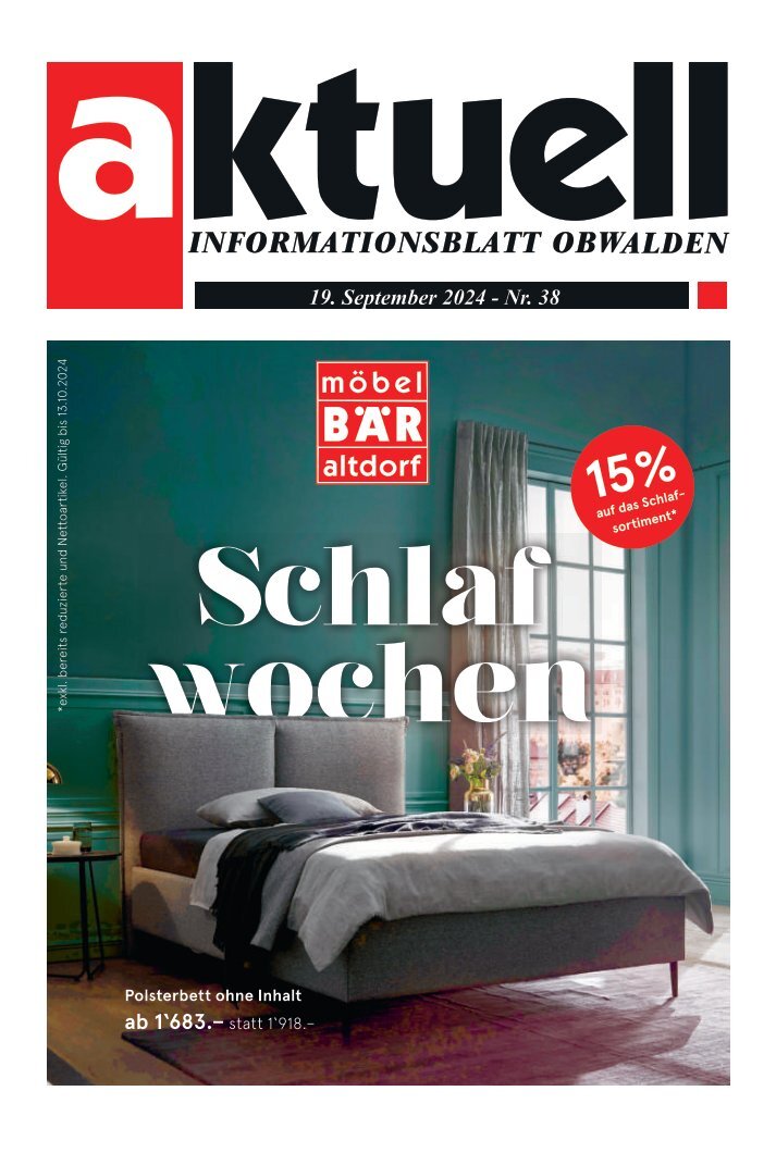 Aktuell Obwalden | KW 39 | 26. September 2024