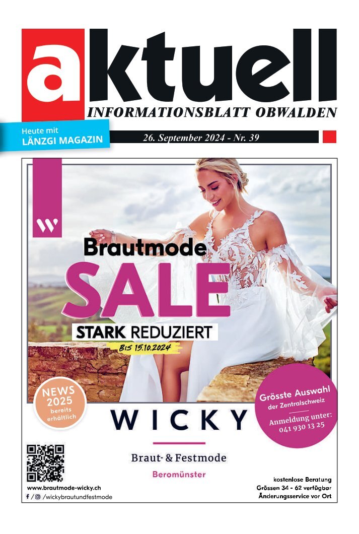 Aktuell Obwalden | KW 39 | 26. September 2024