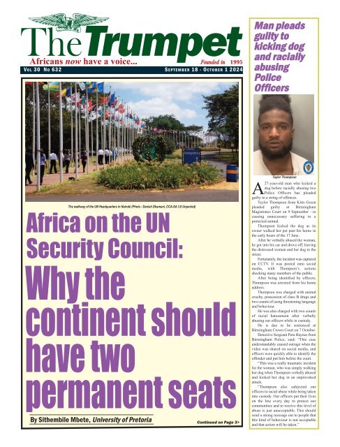 The Trumpet Newspaper Issue 632 (September 18 - October 1 2024)