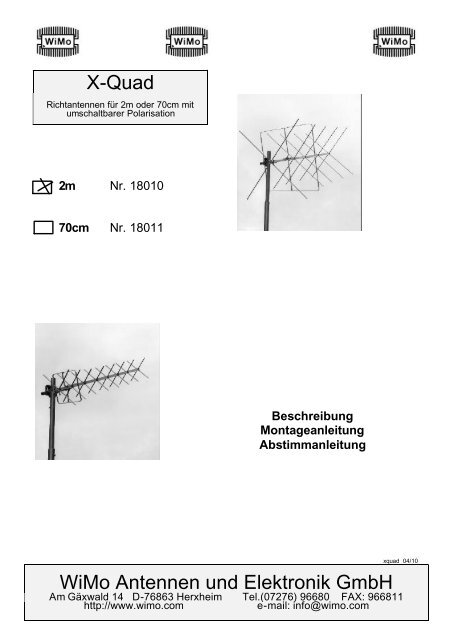 X-Quad WiMo Antennen und Elektronik GmbH