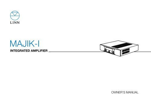 Linn majik amplifier manual
