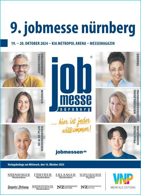 Das MesseMagazin zur jobmesse nürnberg 2024