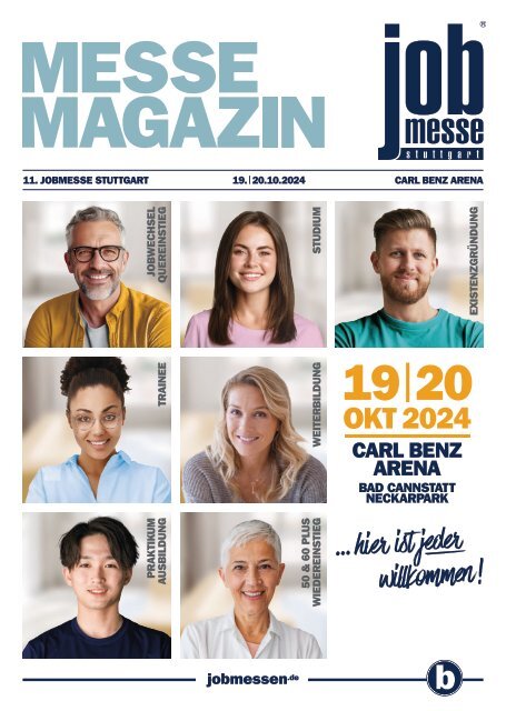 Das MesseMagazin der jobmesse stuttgart 2024