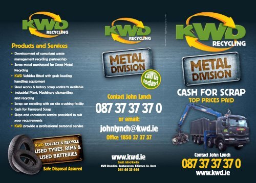 Scrap Metal Flyer - KWD Recycling