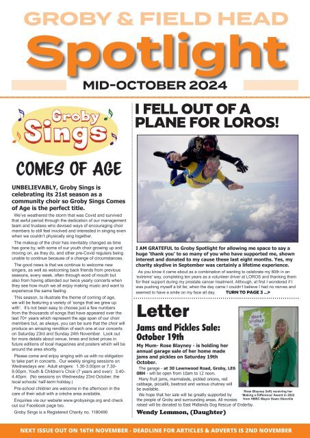 OCTOBER 2024 GROBY SPOTLIGHT online