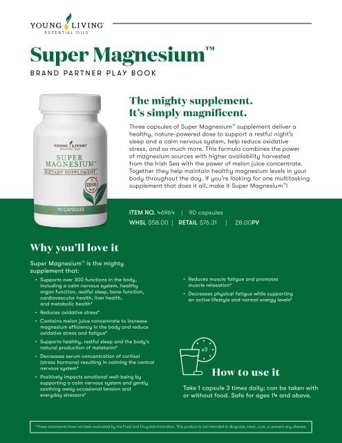 Super Magnesium Sharing Guide