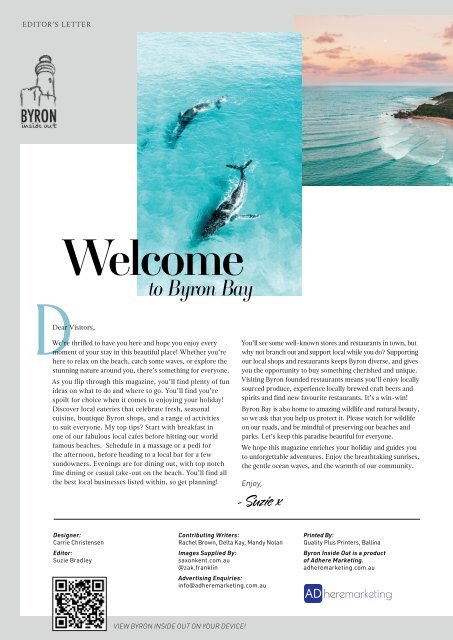 Byron Inside Out magazine - Summer 2024