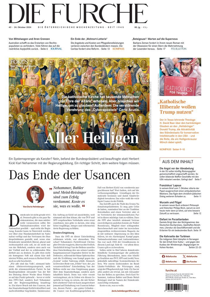 DIE FURCHE 31.10.2024