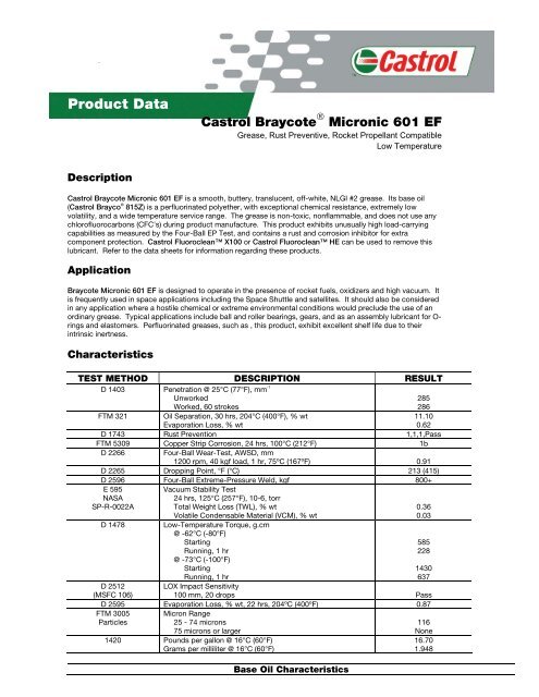 Micronic 601 EF - Castrol