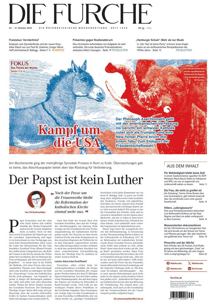 DIE FURCHE 31.10.2024