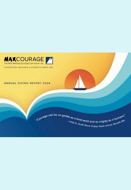 MAXCourage Annual Report 2024