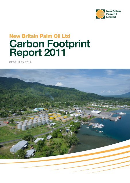NBPOL Carbon Footprint Report 2011 - New Britain Palm Oil Limited